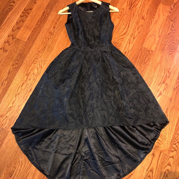 Forest Lily | Dresses | Nwt Forest Lily Jacquard Highlow Dress In Black ...